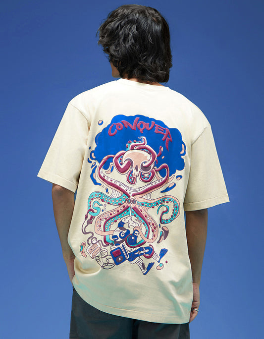 Buy Trendy Puff Printed T Shirt Online at Best Price - Veirdo
