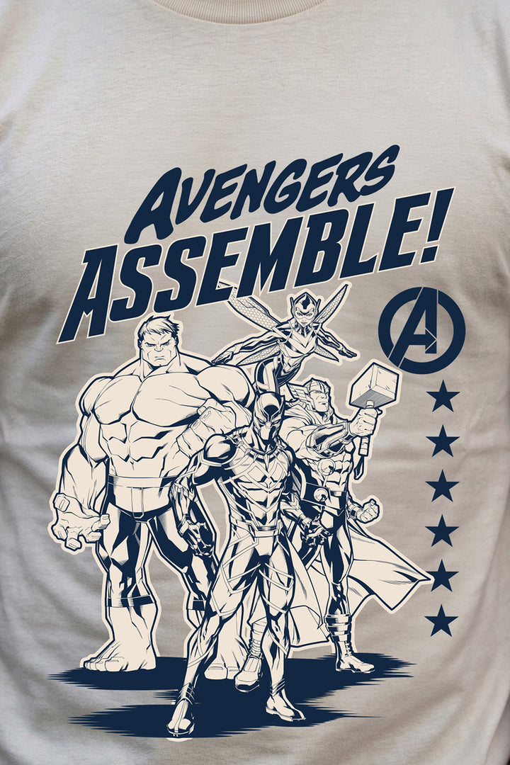Avengers Swanwhite Regular Fit Printed T-shirt – Veirdo